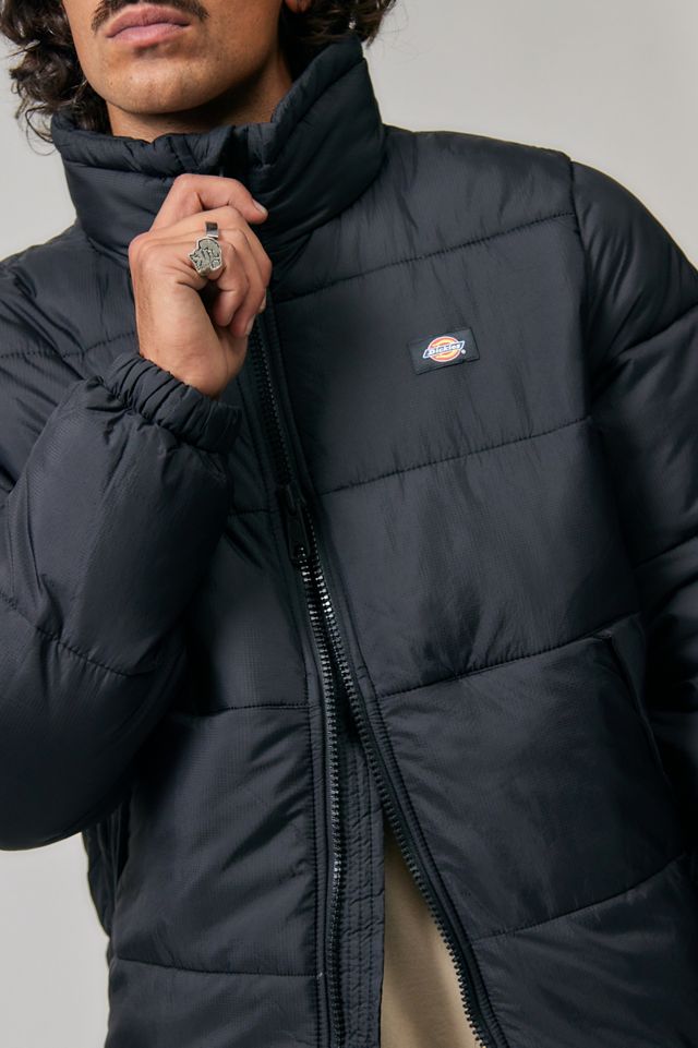 Dickies Black Waldenburg Puffer Jacket | Urban Outfitters UK