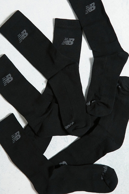 New Balance Paquete de 3 calcetines con logotipo negro | Urban ...