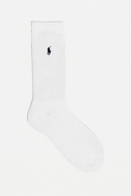 Polo Ralph Lauren White Crew Socks 3-Pack | Urban Outfitters UK