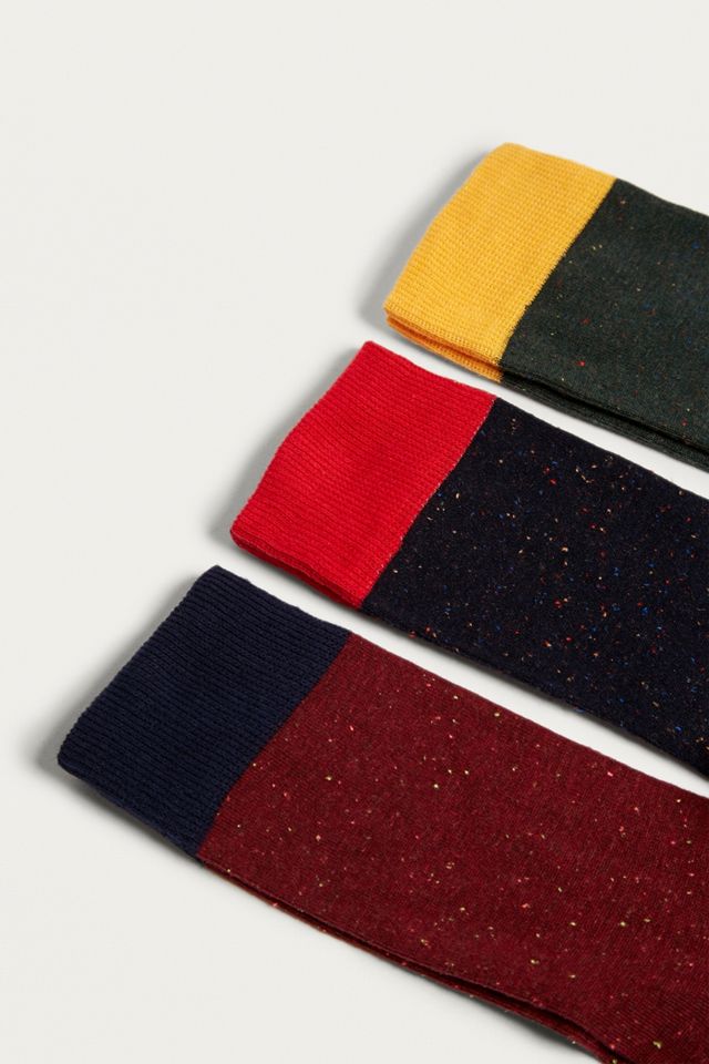 UO Primary Nep Socks Pack | Urban Outfitters DE
