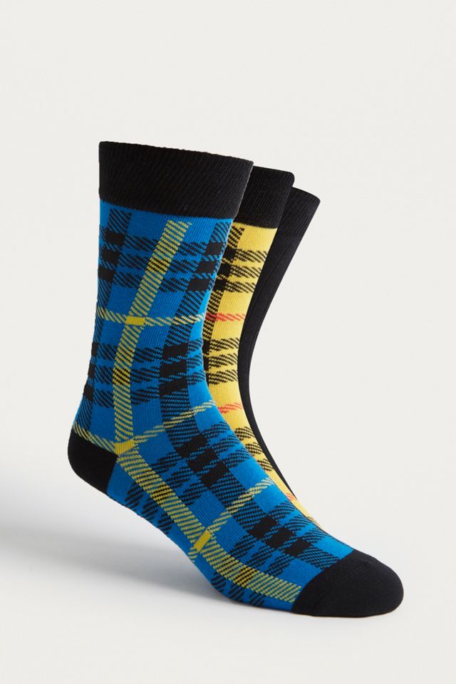 UO Check Socks 3-Pack | Urban Outfitters DE