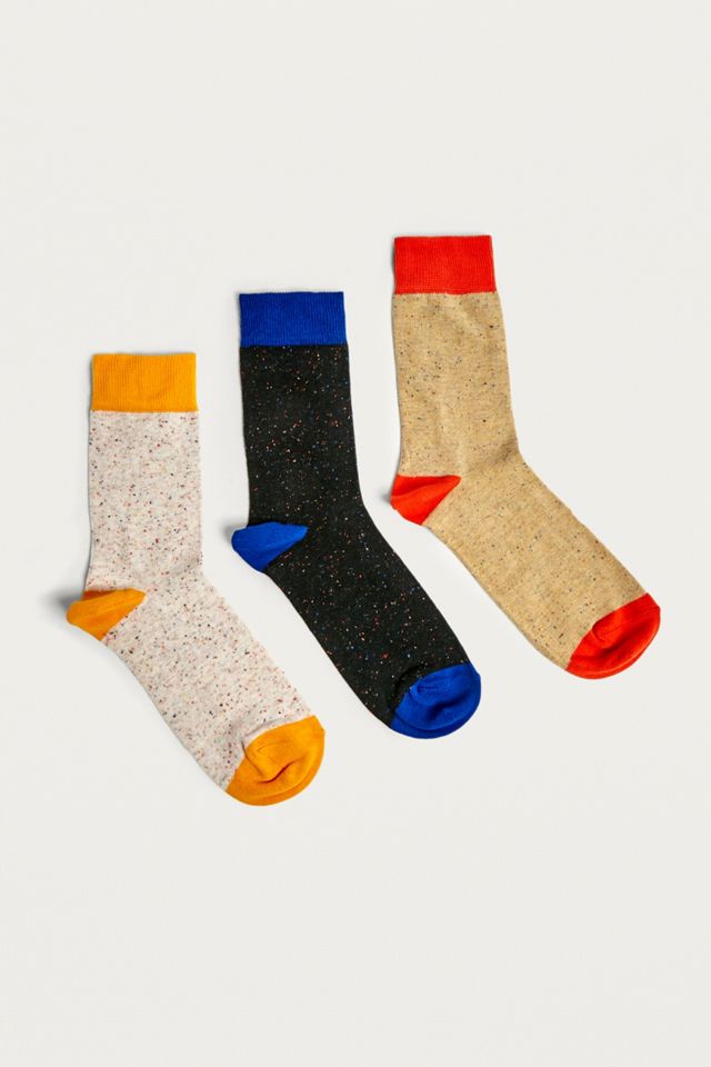 UO Neapolitan Ginger Socks 3-Pack | Urban Outfitters UK