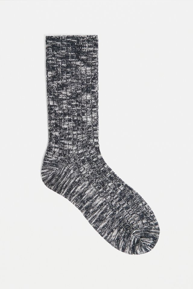 UO Grey Slub Socks 1-Pack | Urban Outfitters UK