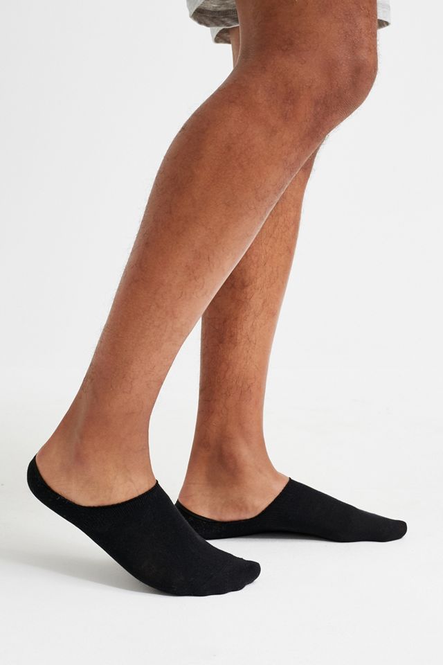 UO White + Black Invisible Socks 2-Pack | Urban Outfitters UK