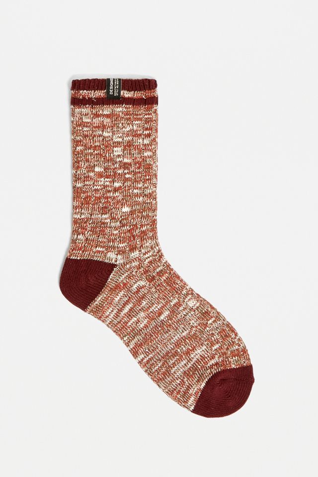 UO Multi-Colour Slub Cotton Socks 1-Pack | Urban Outfitters UK
