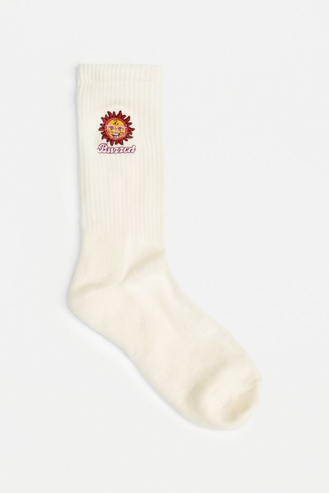 UO Buzzed Sun Face Socks 1-Pack | Urban Outfitters UK