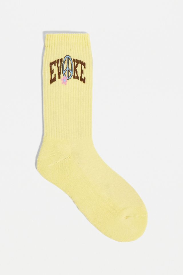 UO Evoke Peace Socks | Urban Outfitters UK