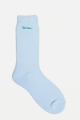 iets frans... Light Blue Crew Socks | Urban Outfitters UK