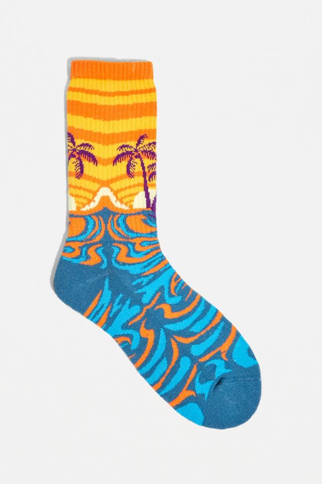 UO Surf Landscape Socks | Urban Outfitters UK