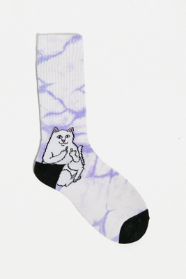 RIPNDIP Lilac Lord Nermal Socks | Urban Outfitters UK