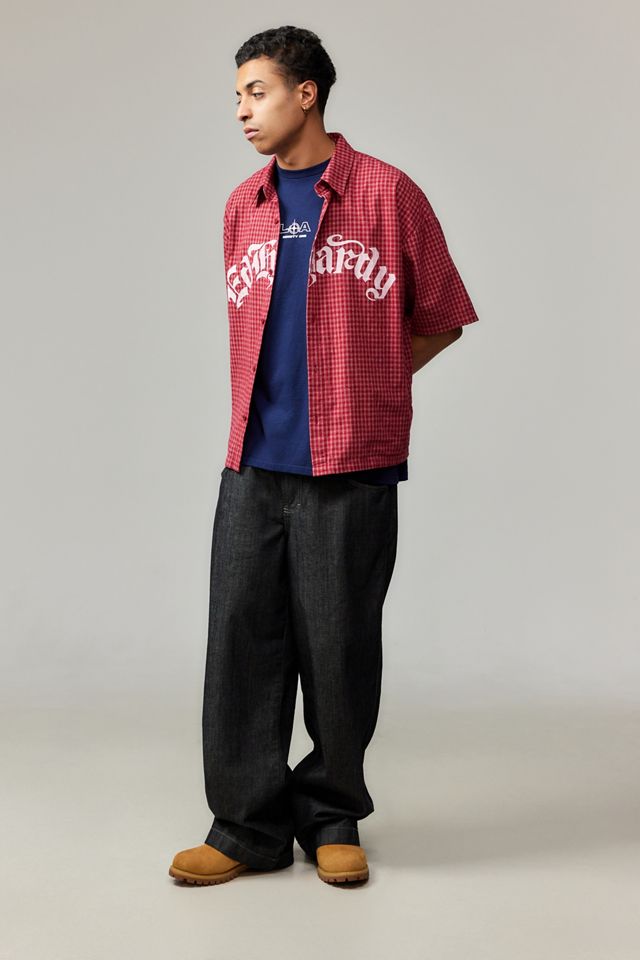 UO Navy Loa T-Shirt | Urban Outfitters UK