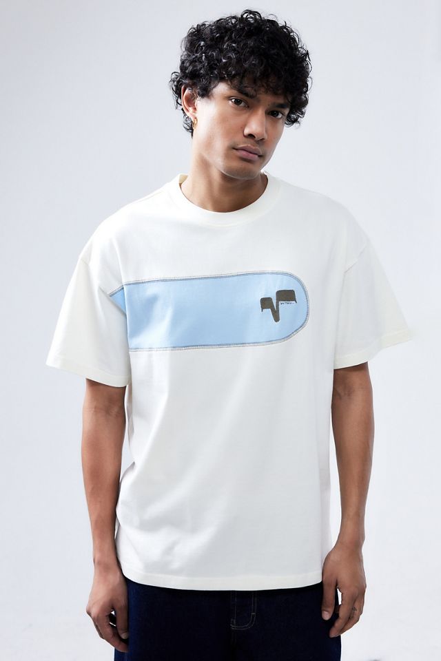 iets frans... White Retro Panel T-Shirt | Urban Outfitters UK