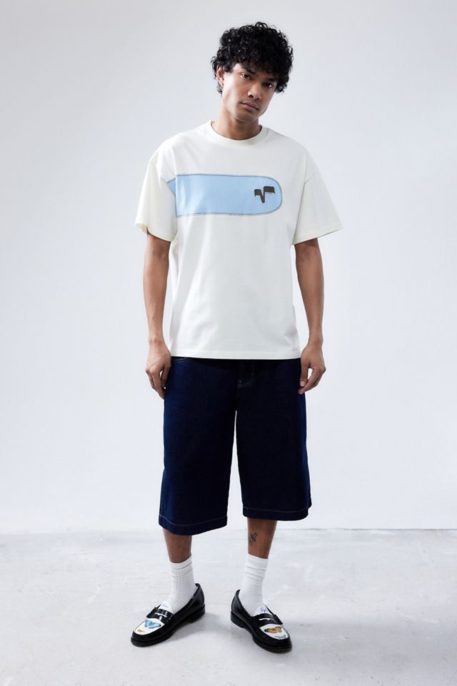 iets frans... White Retro Panel T-Shirt | Urban Outfitters UK
