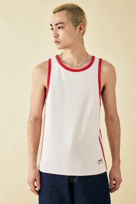 BDG Red Tipped Ringer Vest | Urban Outfitters UK