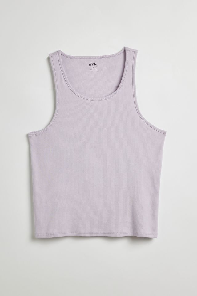 UO Shrunken Rib Tank Top | Urban Outfitters UK