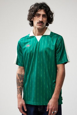 Umbro UO Exclusive Quetzal Green Football T Shirt Urban Outfitters UK