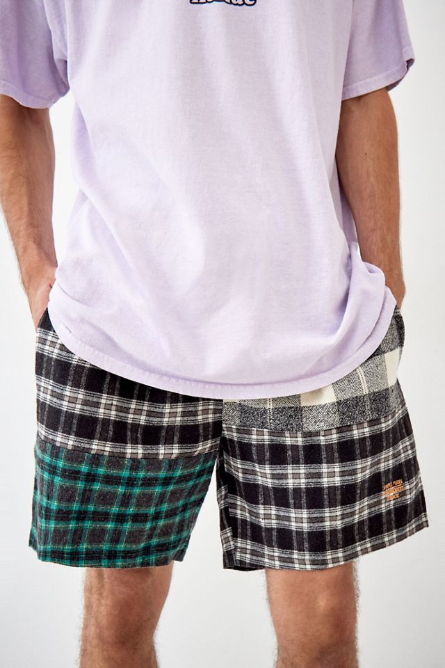 UO Patchwork Check Shorts | Urban Outfitters UK