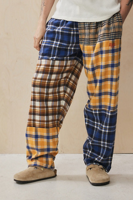 UO Patchwork Check Joggers | Urban Outfitters UK