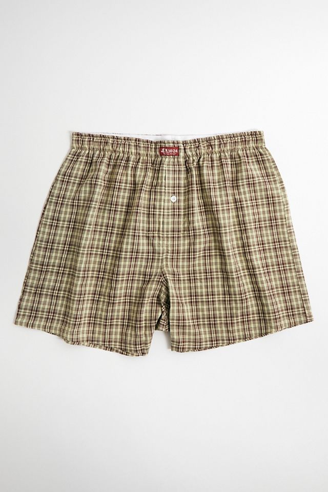 Jaded London Boxer a quadri marroni | Urban Outfitters IT