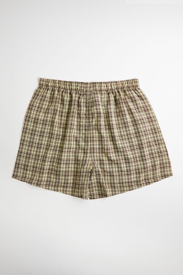Jaded London Boxer a quadri marroni | Urban Outfitters IT