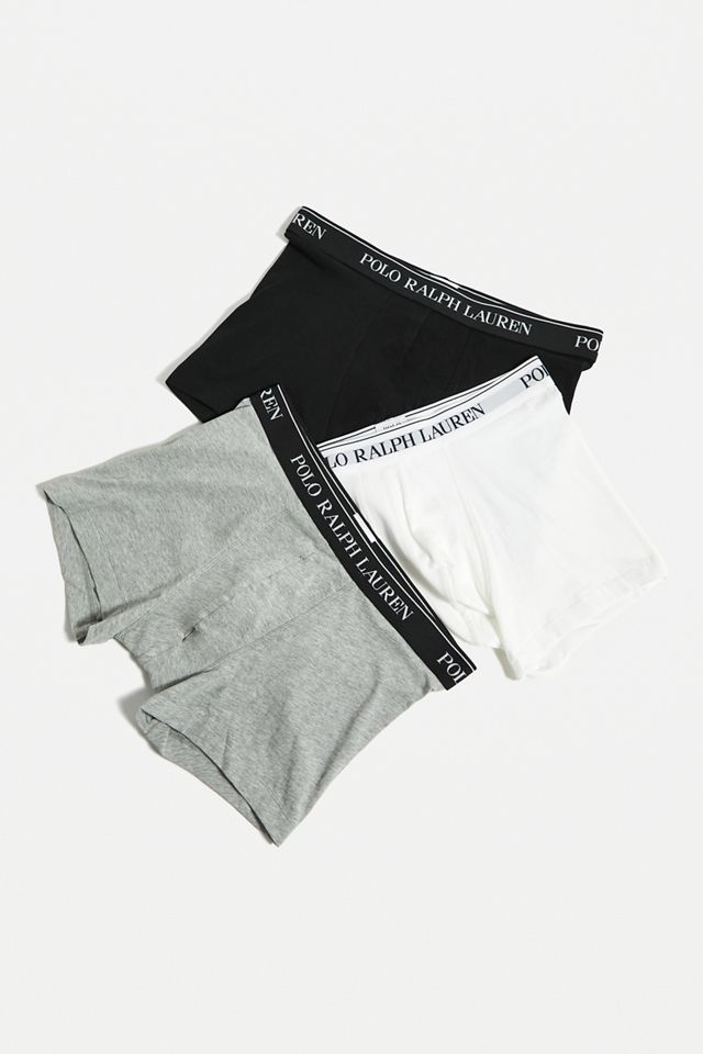 Polo Ralph Lauren Black, White & Grey Boxers 3-Pack | Urban Outfitters UK