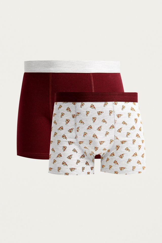 UO Pizza Boxer Trunks 2-Pack | Urban Outfitters FR