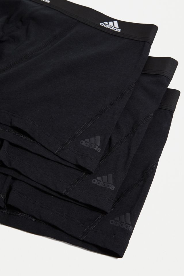 adidas Black Active Flex Boxer Trunks 3-Pack | Urban Outfitters UK