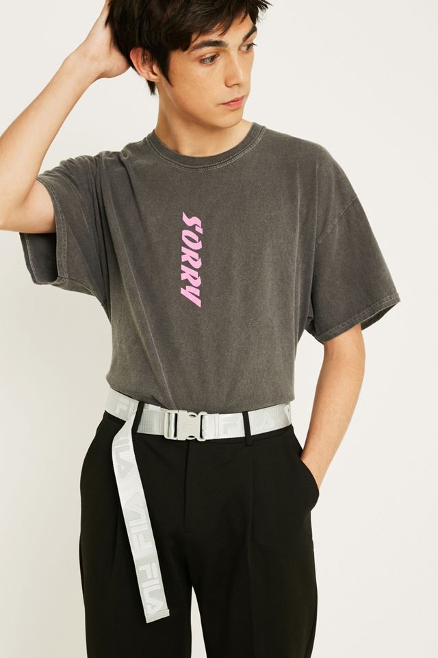 FILA Zizou Silver Belt | Urban Outfitters UK