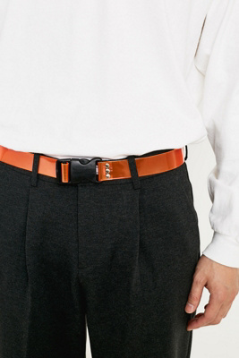 UO Orange Jelly Belt | Urban Outfitters UK