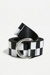 Black Checkerboard Webbing Belt | Urban Outfitters UK