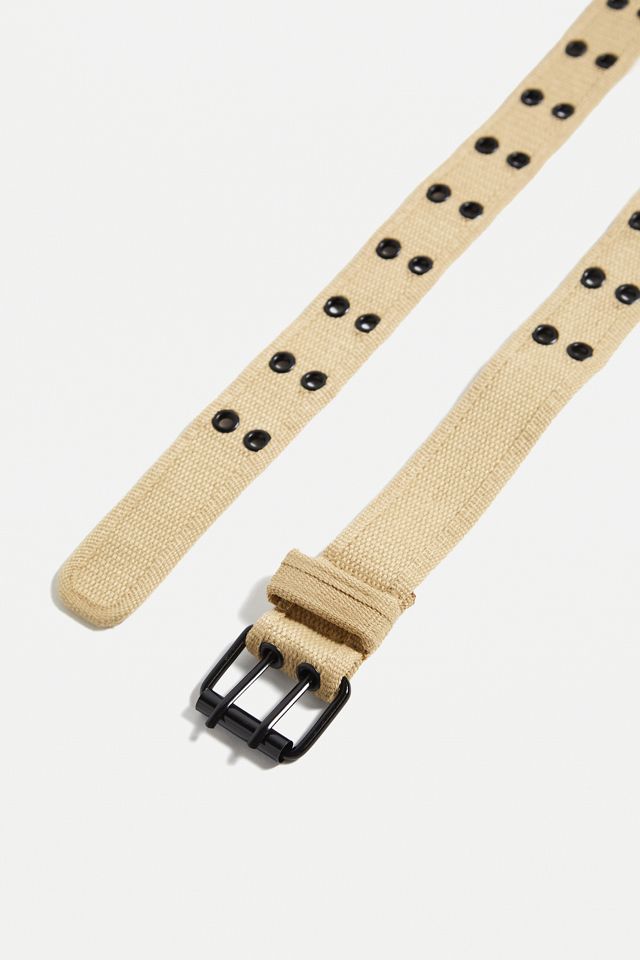 Ecru Double Eyelet Belt | Urban Outfitters UK
