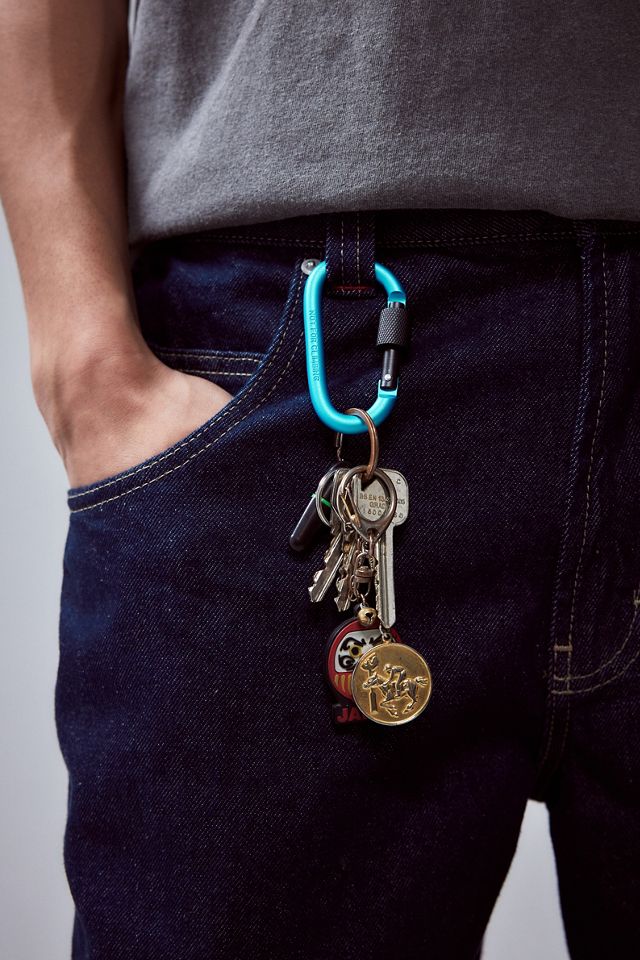 UO Classic Blue Carabiner Clip | Urban Outfitters UK