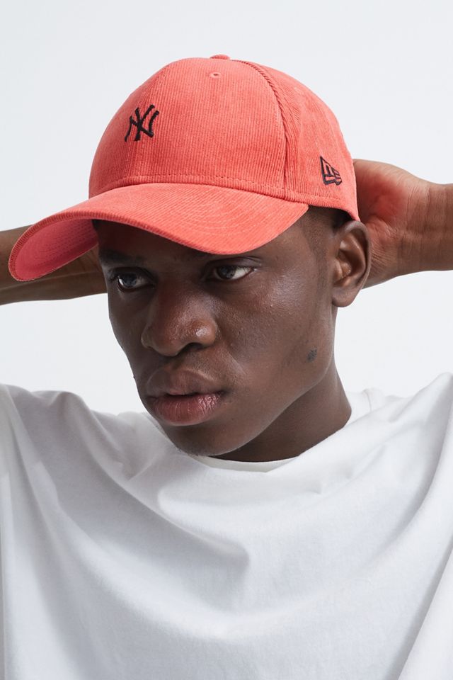 New Era NY Yankees Bright Orange Corduroy Cap | Urban Outfitters UK