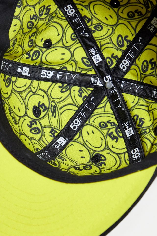 New Era X Smiley - Casquette 59FIFTY noire | Urban Outfitters FR