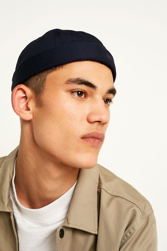 UO Twill Navy Docker Cap | Urban Outfitters UK