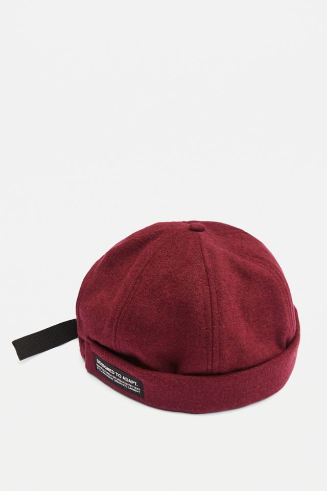 UO Wine Knitted Docker Cap | Urban Outfitters UK