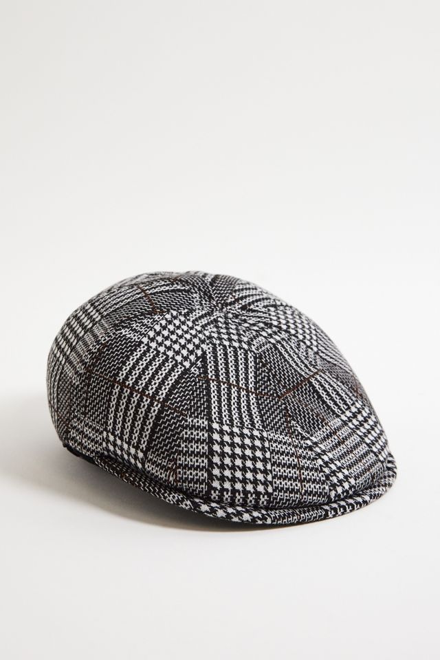 Kangol Wool Flex Check Flat Cap | Urban Outfitters UK