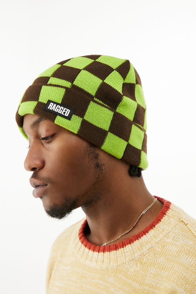 The Ragged Priest Checkerboard Beanie | Urban Outfitters UK
