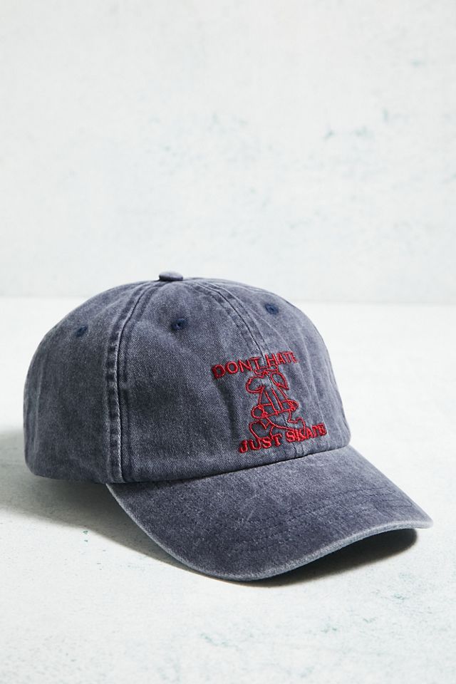 UO Blue Don't Hate Just Skate Baseball Gorra | Urban Outfitters ES