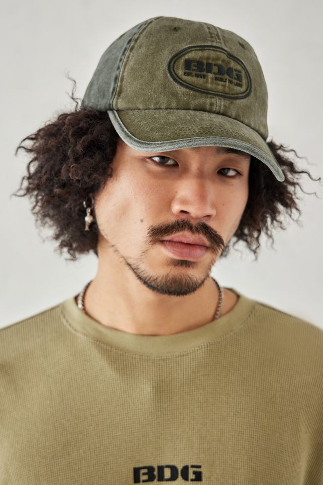 BDG Green Panelled Baseball Cap | Urban Outfitters UK