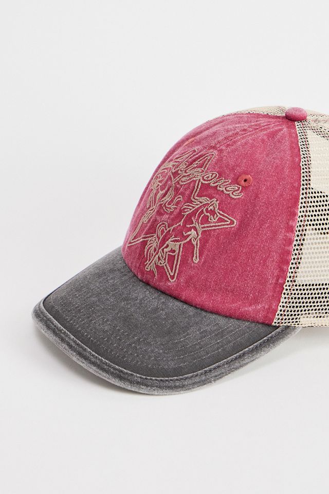 UO Red Arizona Trucker Cap | Urban Outfitters UK