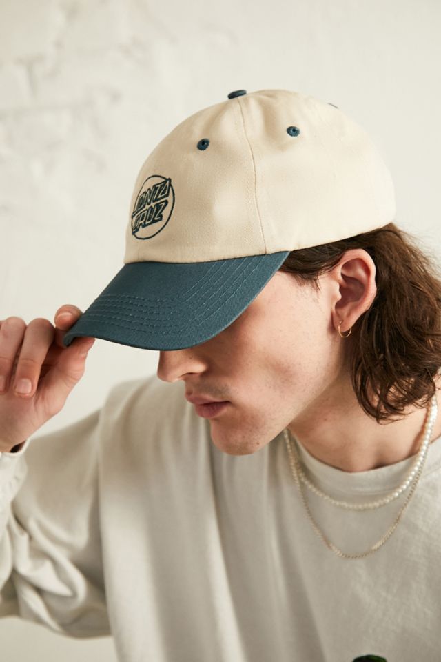 Santa Cruz Ecru Opus Dot Logo Cap | Urban Outfitters UK