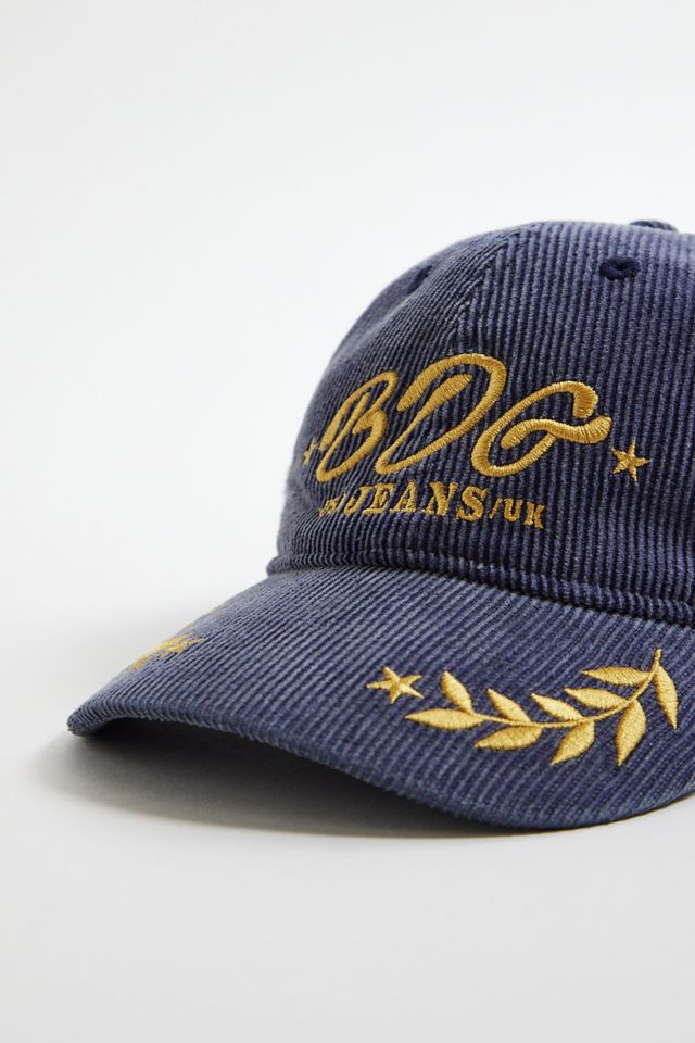 BDG Blue Corduroy Cap | Urban Outfitters UK