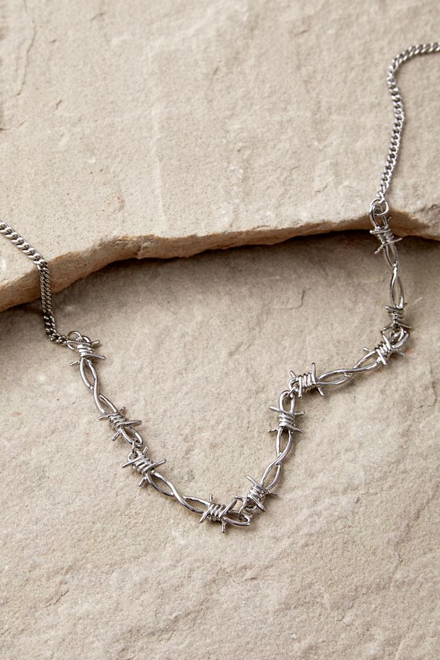 Silence + Noise Barbed Wire Choker | Urban Outfitters UK