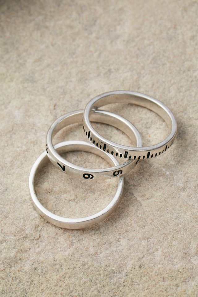 Icon Brand Recast Dial Ring 3-Pack | Urban Outfitters UK