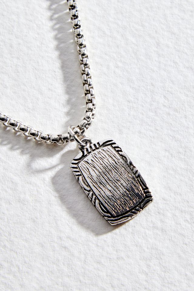Icon Brand Patterned Pendant Necklace | Urban Outfitters UK