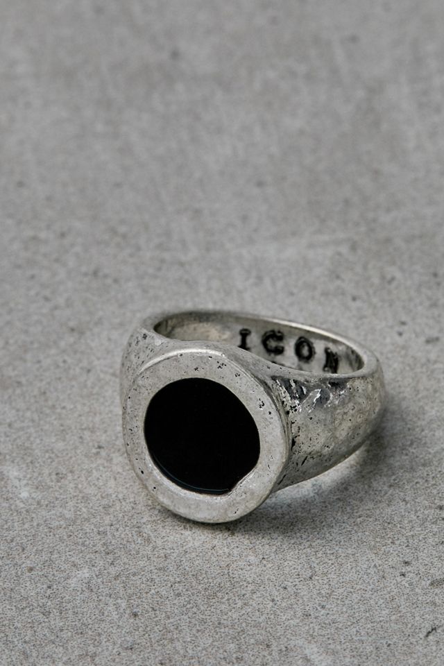 Icon Round Composite Ring | Urban Outfitters UK