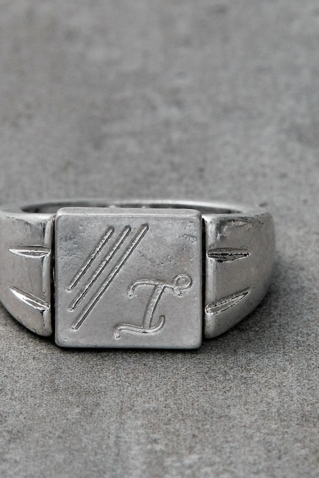 Icon Square Signet Ring | Urban Outfitters UK