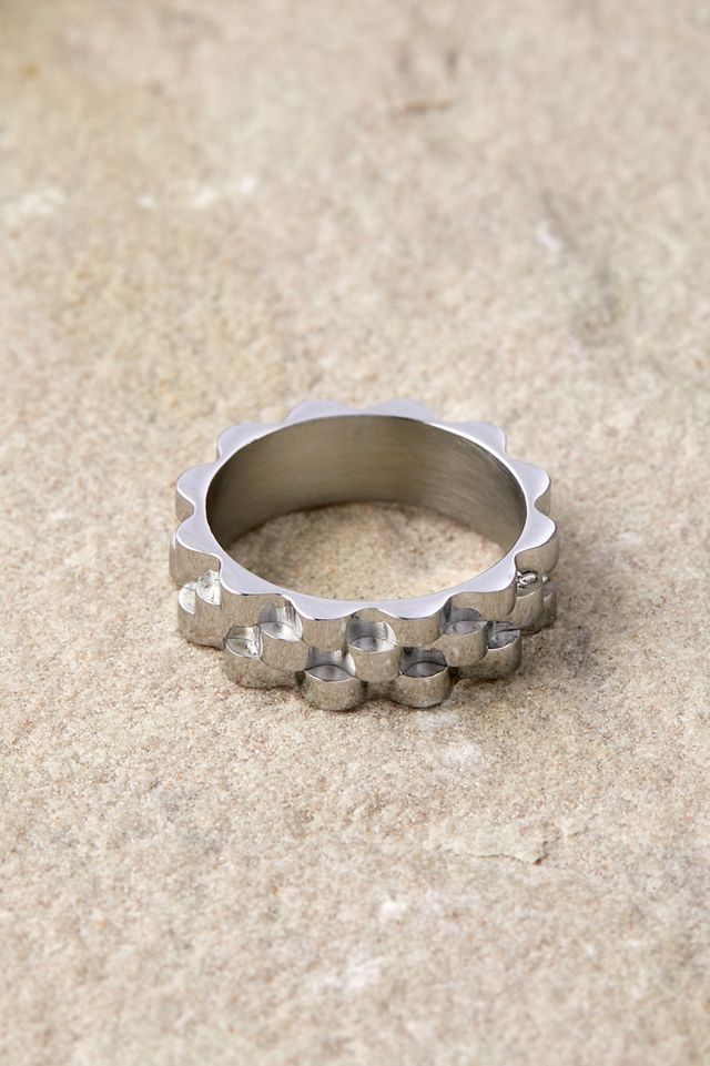 Checkered Ring | Urban Outfitters UK