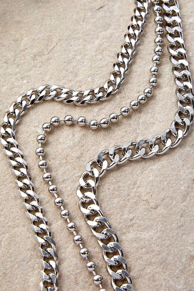 Silence + Noise Statement Chain Multilayer Necklace | Urban Outfitters UK